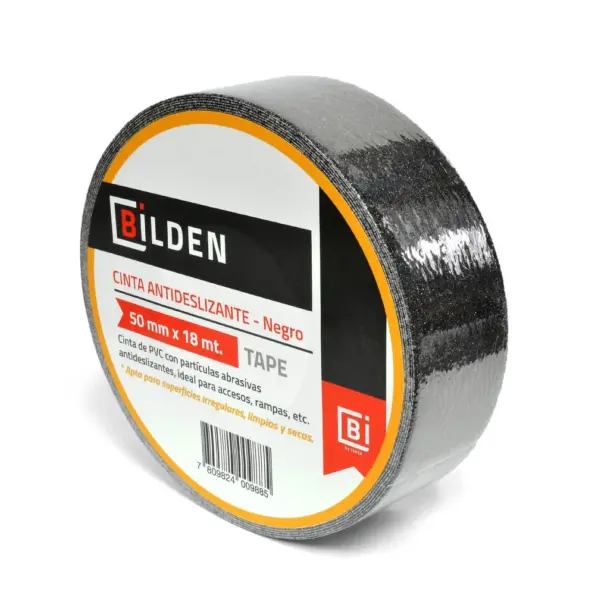 Cinta Anti-Deslizante Negra 50mm / 18mts - FERRETERÍA LA FRAGUA