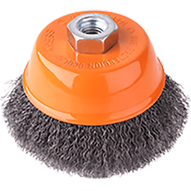 Grata Copa Acero Ondulado 4'' - Calibre de 0,5 mm - Toma M14 ...