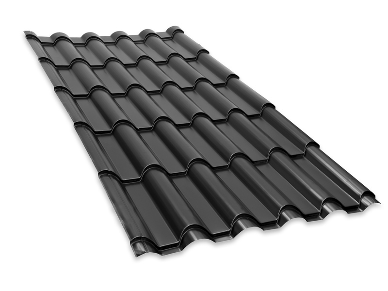 Teja continua Maule Prepintada 0,40x1113x3775 Negra - FERRETERÍA LA FRAGUA