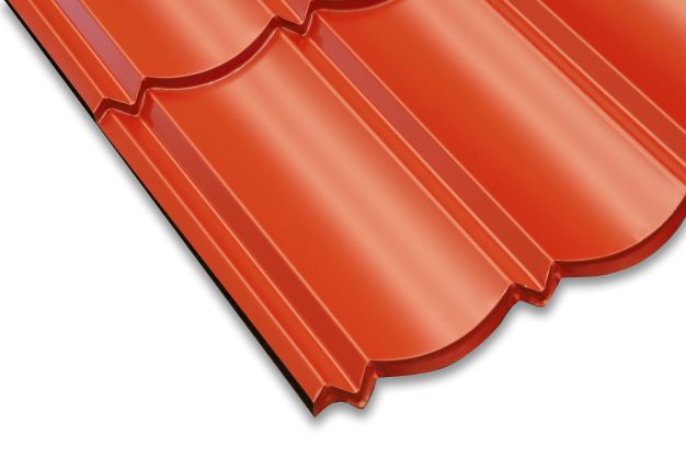 Teja continua Toltén Prepintado 0,40x1153x3640 Terracota - FERRETERÍA LA FRAGUA